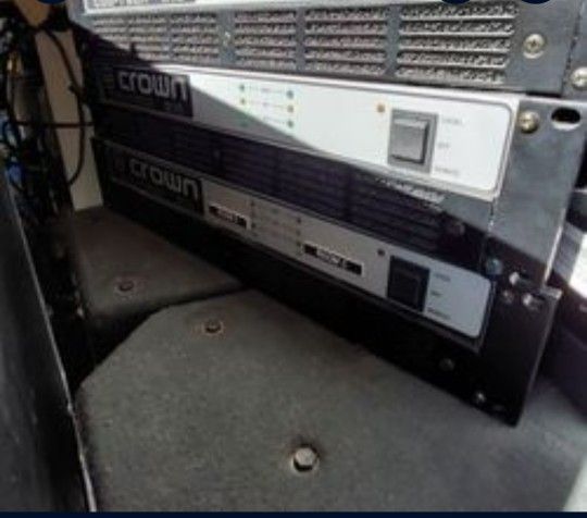 2 Crown Com-Tech 210 Power Amplifier Amp. .. Each for Sale in ...