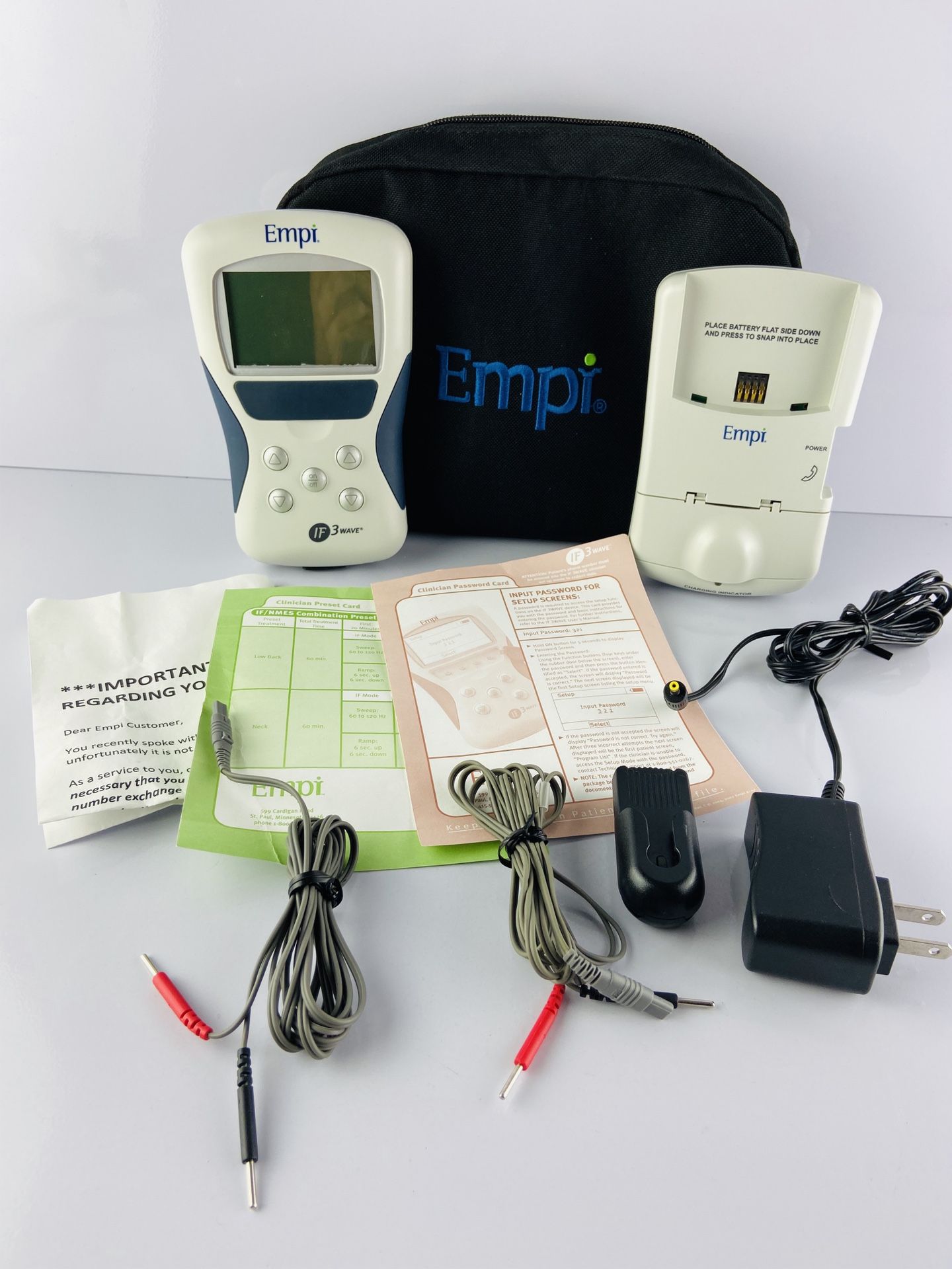 Empi Rehabilicare IF 3Wave Home Electrotherapy Pain Management IF3-Wave ...