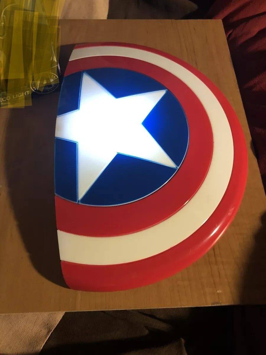 Marvel Avengers Capt America Shield 3D Wall Light LED for Sale in ...