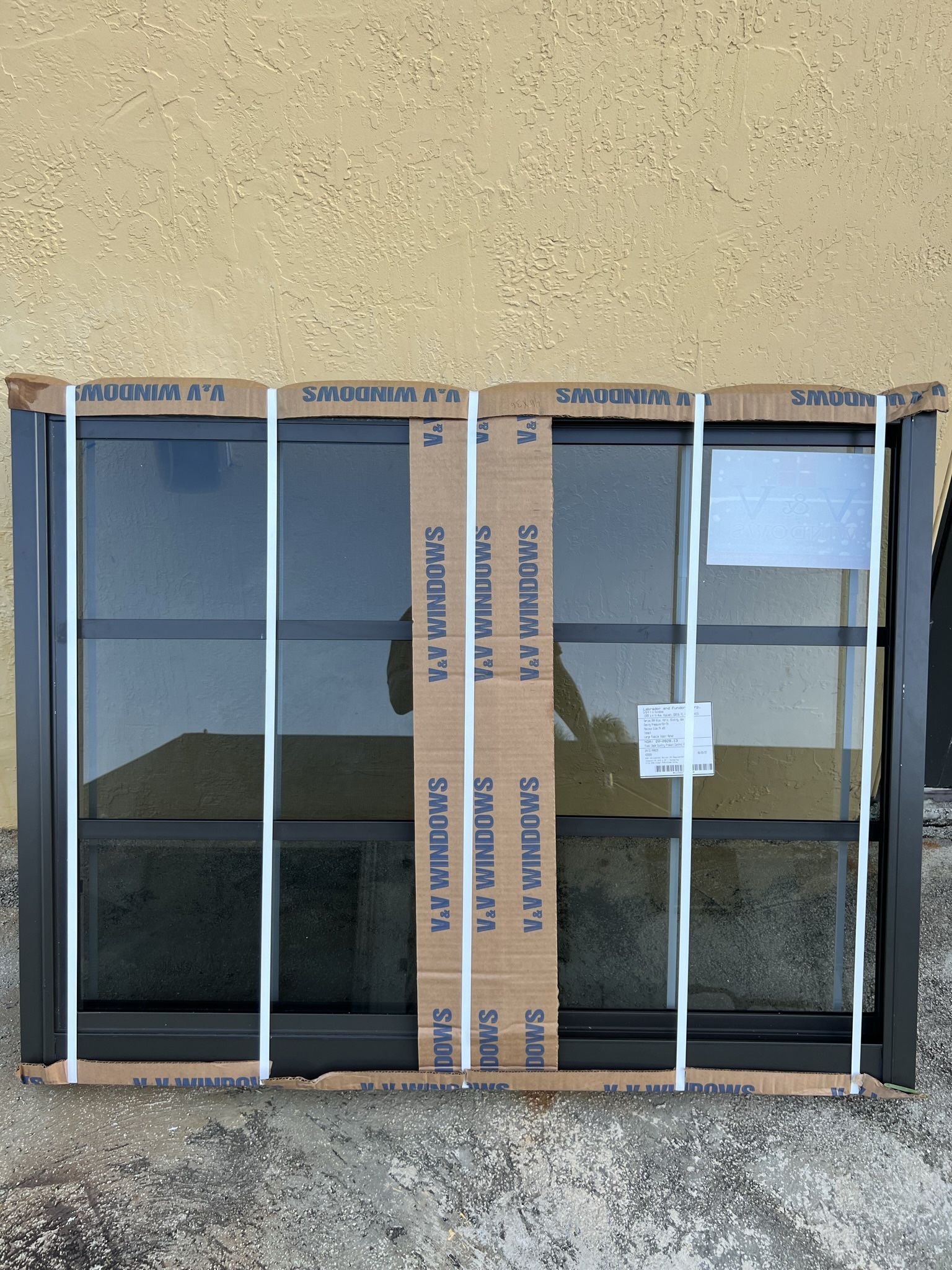 Bronze, 47 3/4 X 37, Horizontal Rolling, Full View W/grey Impact Window ...