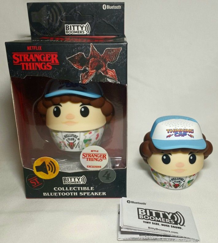 (2) Stranger Things Bitty Boomers Exclusive Collectible Blue Tooth ...
