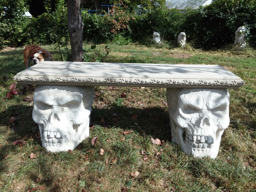 Concrete skull bench for Sale in Hamden, CT - OfferUp