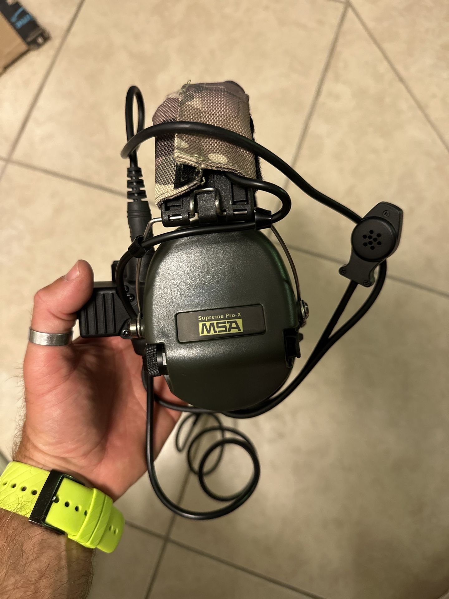 Tactical Active Headphones MSA Active With PTT for Sale in Los Angeles ...