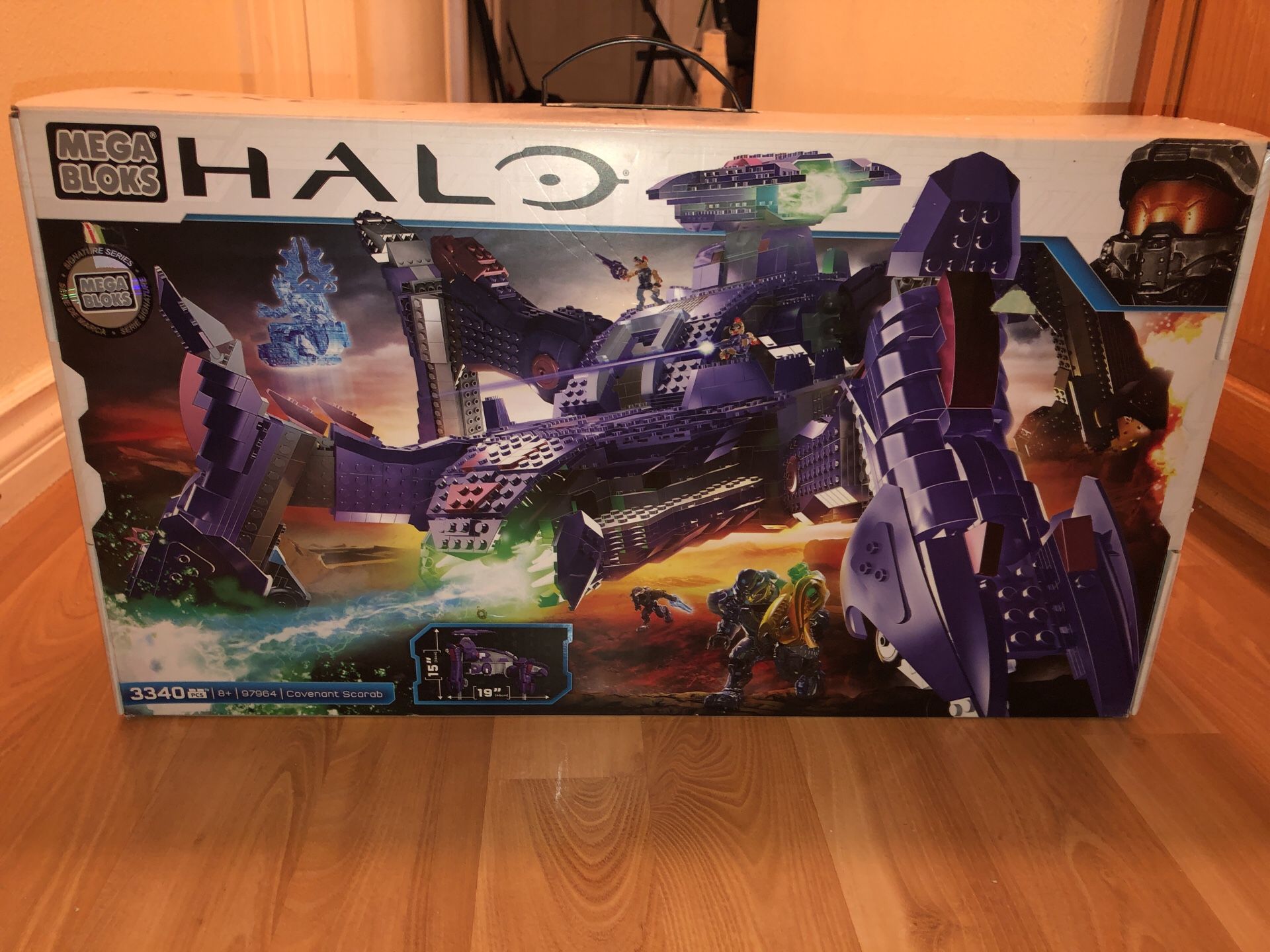 Halo Mega Bloks Scarab Box