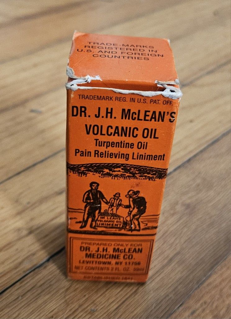 Vintage Dr. J.H. McLean's Volcanic Oil Pain Relieving Liniment 2 Ounces ...
