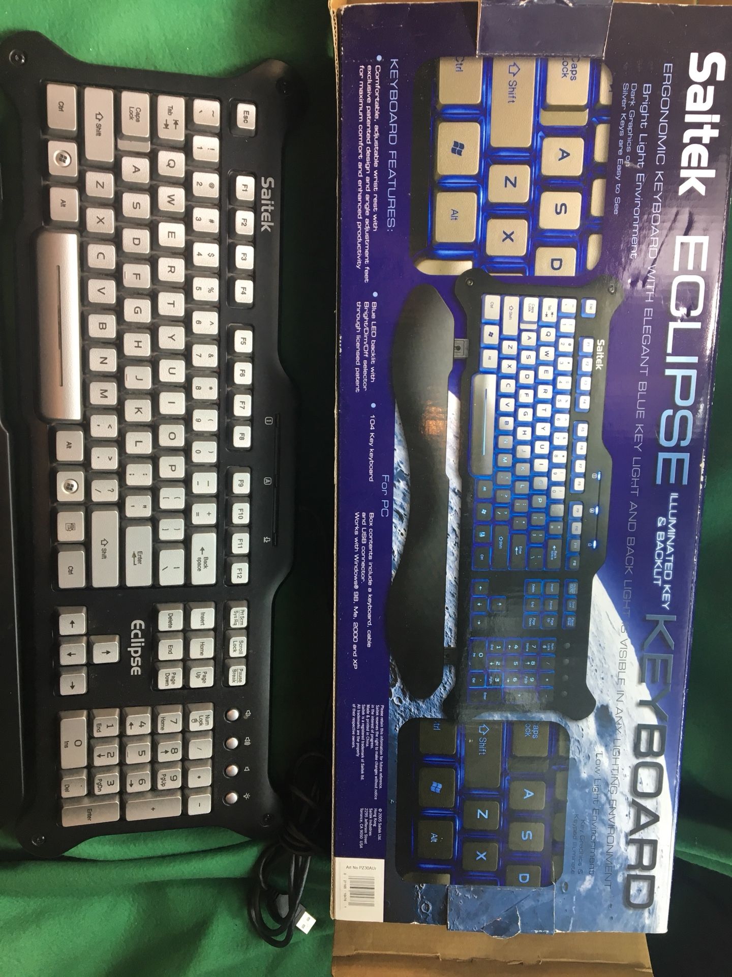Saitek Keyboard Green
