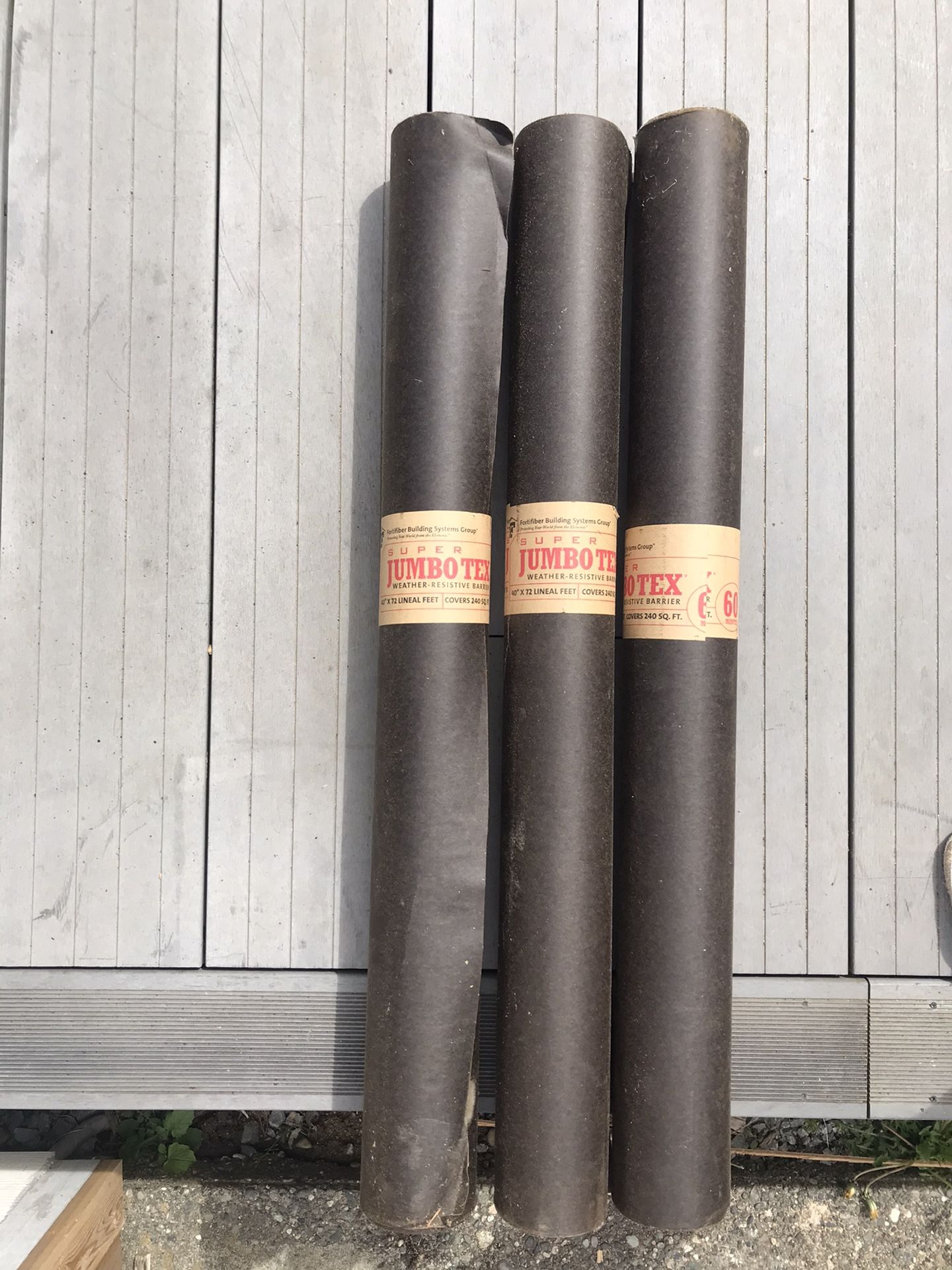 Fortifiber Super Jumbo Tex 240 sq. ft. 60 Minute Weather Barrier ...