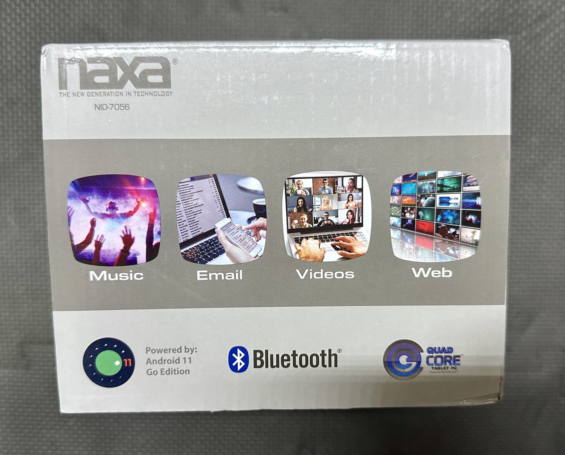 Naxa 7” Core Android 11 Tablet With USB Keyboard Case and Headphones ...