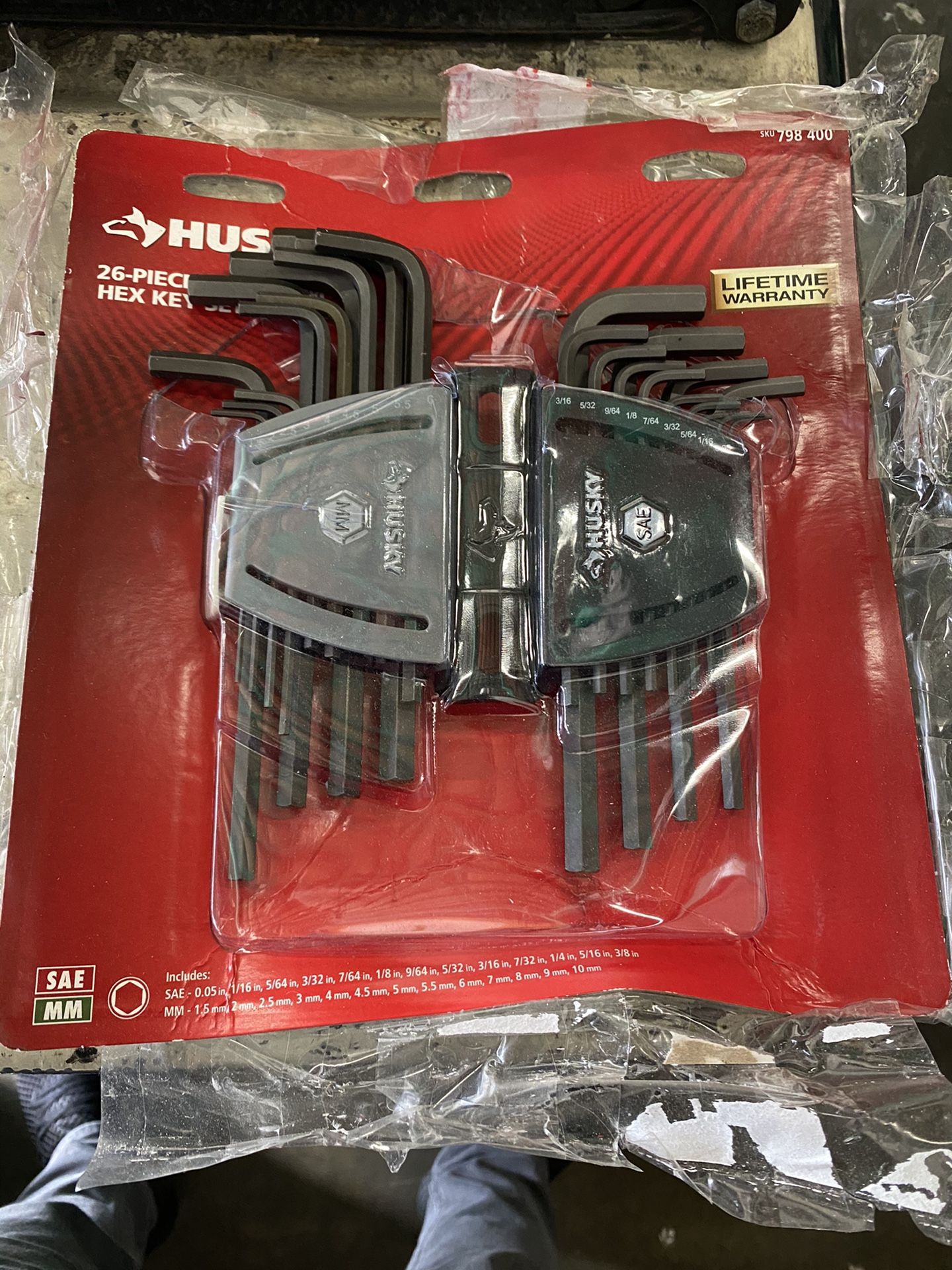 Husky SAE/Metric Long Arm Hex Key Set (26-Piece) for Sale in Temple ...