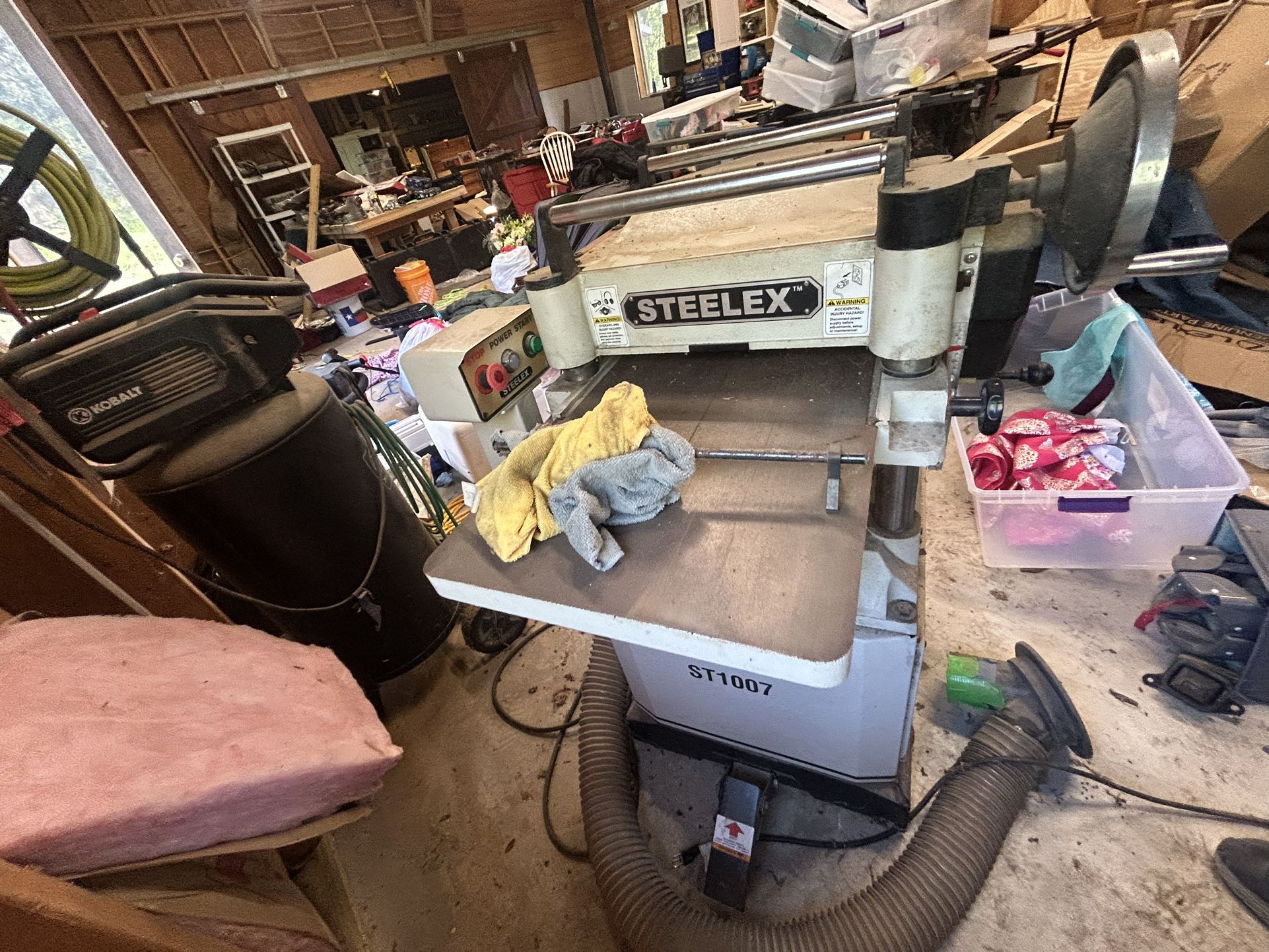 Steelex 15” Planer ST1007 With Mobile Base for Sale in San Antonio, TX ...
