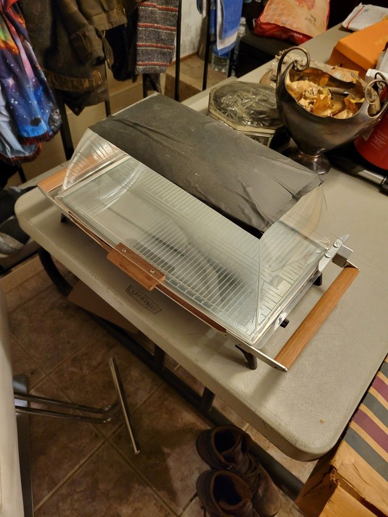 Vintage NEW Salton Hotray Automatic Food Warmer With Clear Dome 10.5 ...