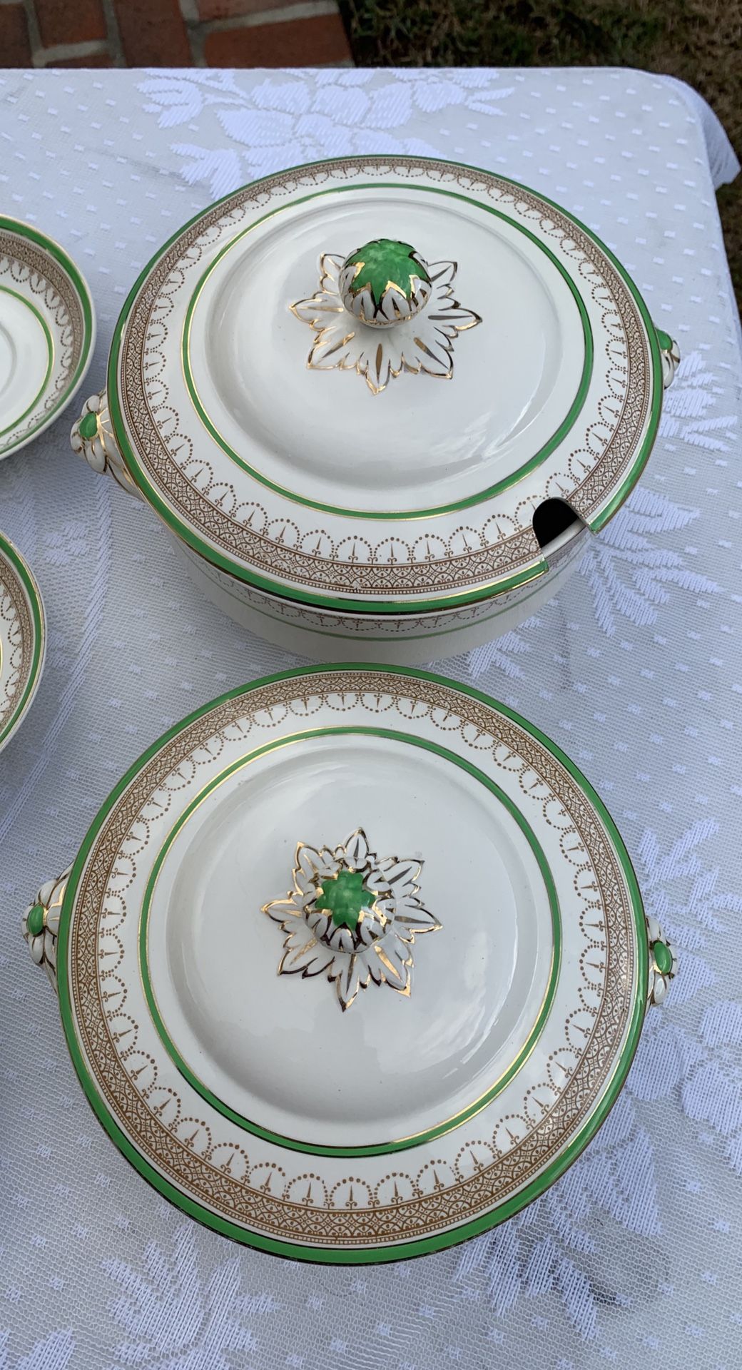 Antique Vintage Losol Ware ceramic Claremont pattern by Keeling and Co ...