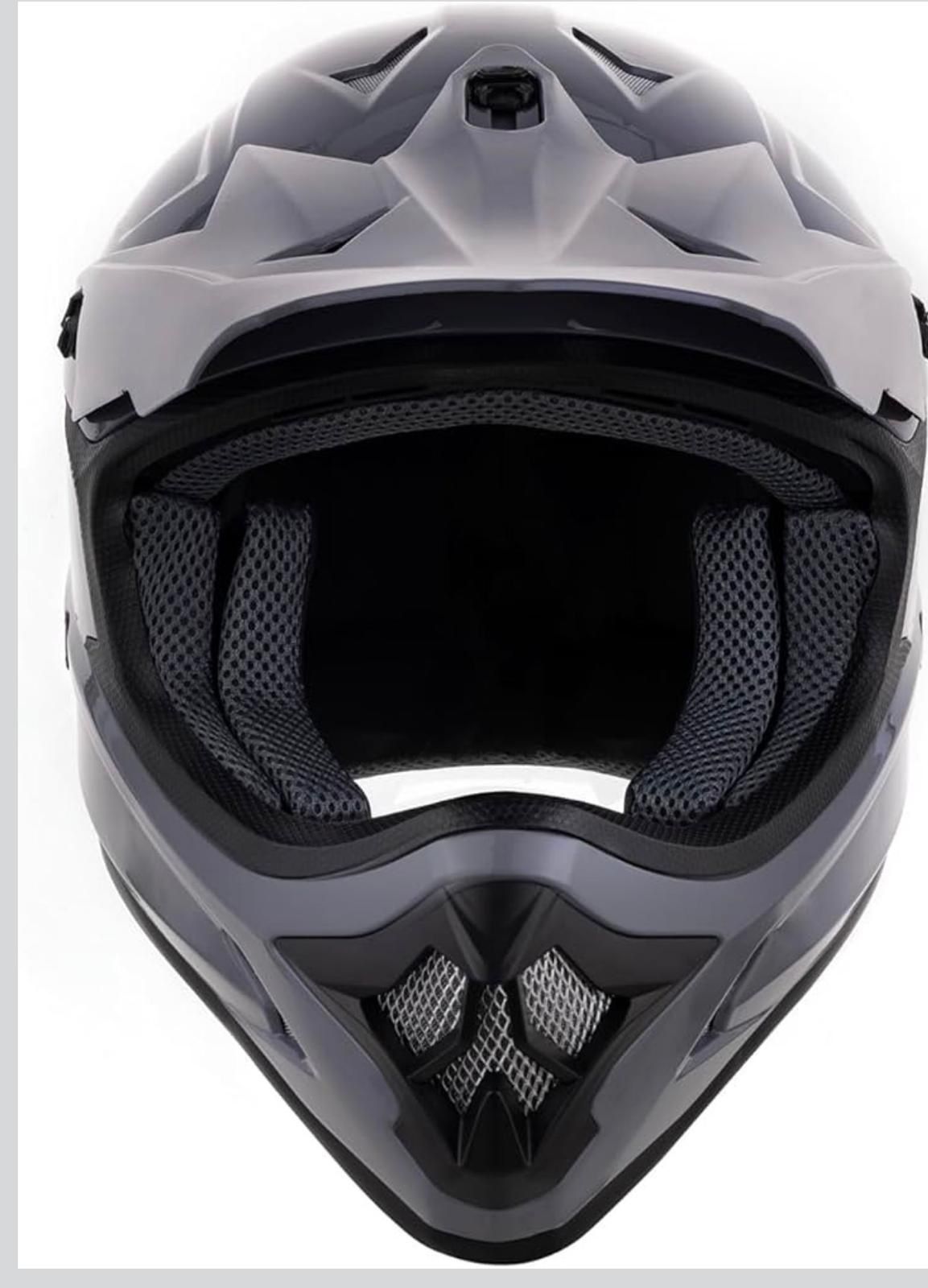 Adult Off-Road ATV Dirt Bike Helmet Set w/ Goggles, Gloves & Mask ...