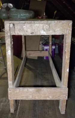 Professional Work Bench W/Ridgid BC-210 Pipe Vise & Pro Milton Swivel ...