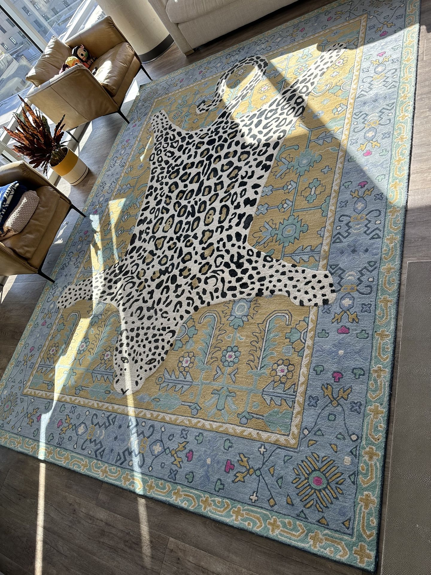 Anthropologie Tufted Octavia Leopard Rug for Sale in Mooresville, NC ...