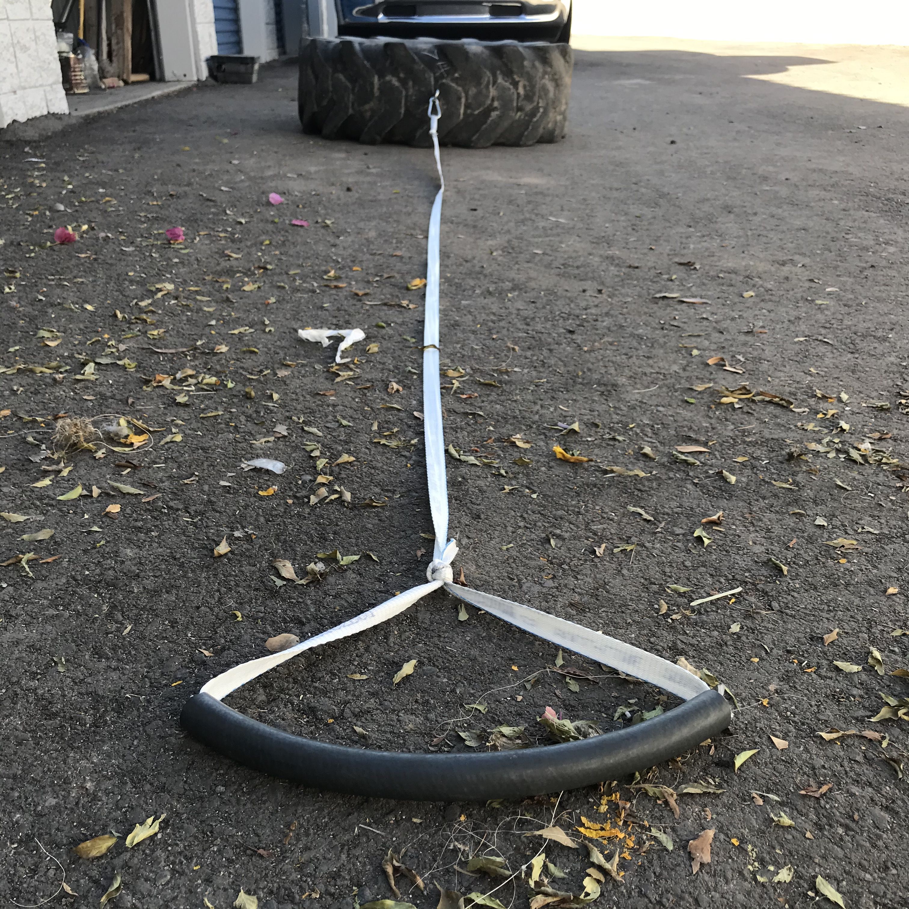 74 pound Drag Sled Crossfit Tractor Tire Hammer Scale Weighed Tires for ...