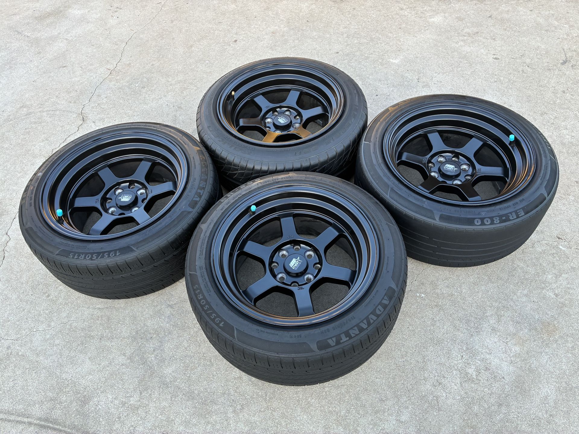 rims 15 Universal MST wheels 4x100 - 4x114.3 For Celica Corolla Sentra ...