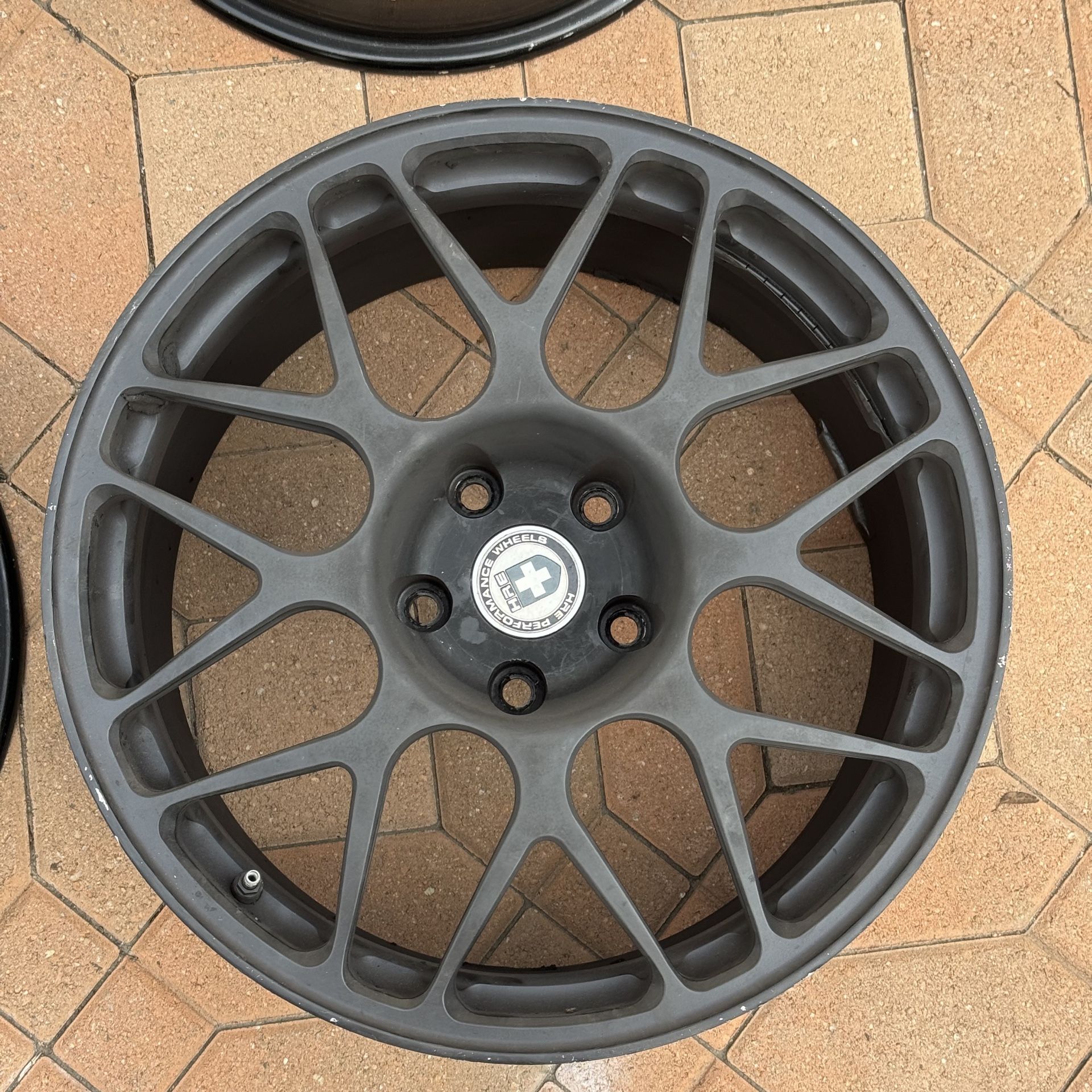 Authentic HRE R40 wheels 18x10 +20 Square 5x120 in Satin Black e90 e92 ...