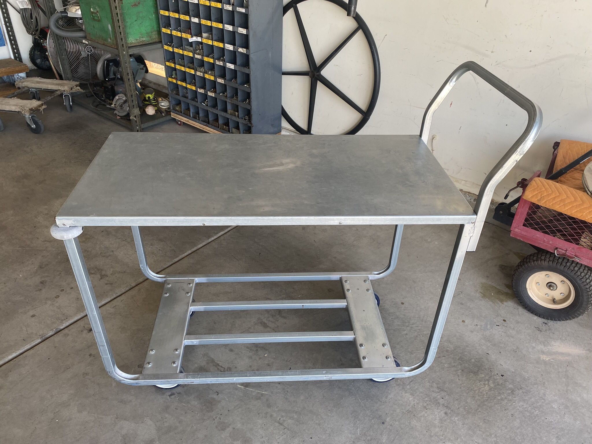 COMMERCIAL WINHOLT WX-1000KA/B-WM 2 SHELF INDUSTRIAL STOCKING CART ...