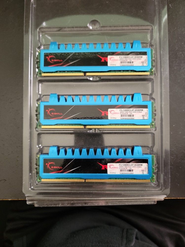 G.Skill DDR3 2GB x 3 6GB Ram Triple Channel for Sale in San Francisco, CA - OfferUp