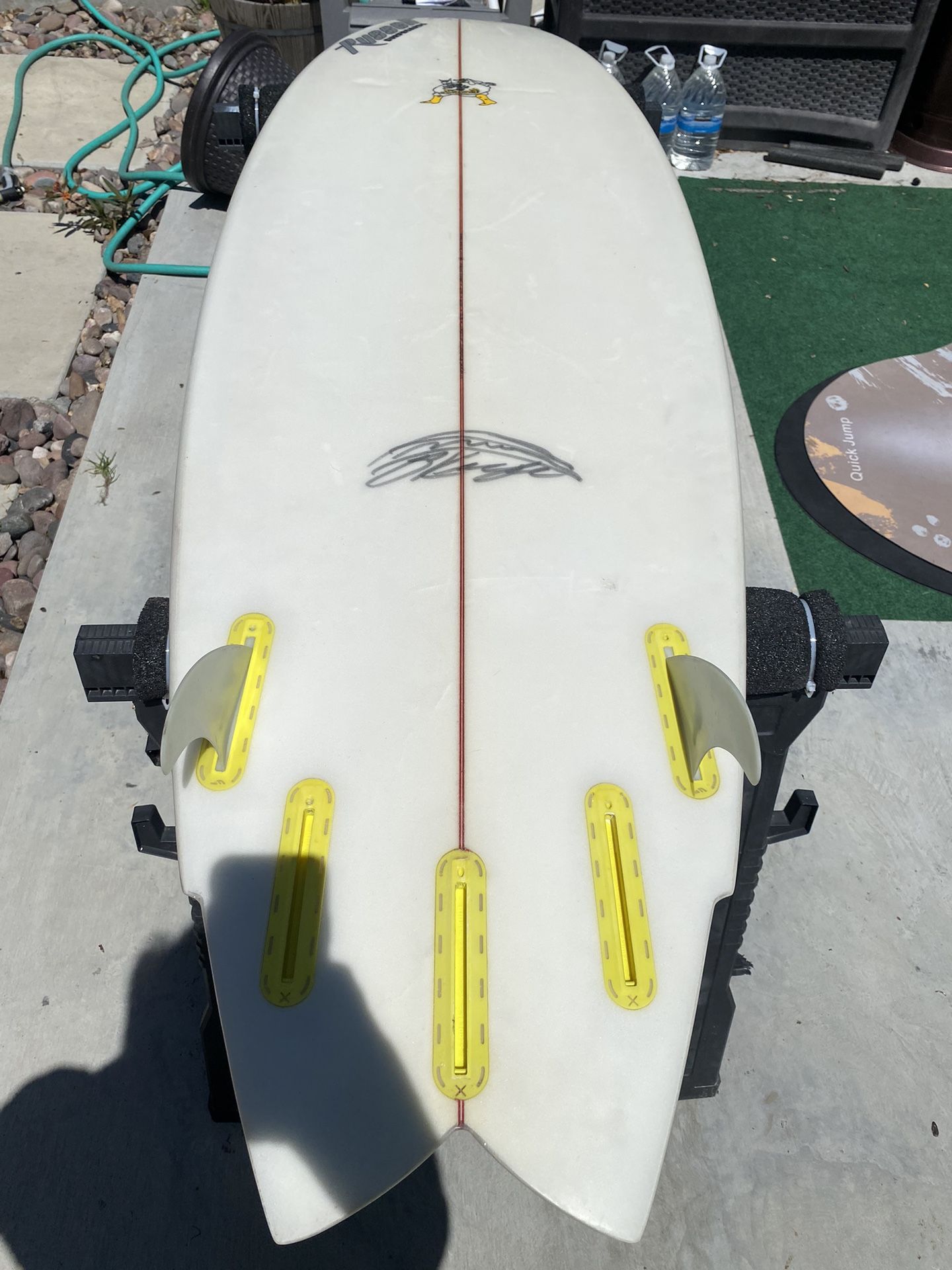 Russell “the Rocket Fish” Blue Meanie Surfboard for Sale in Long Beach ...