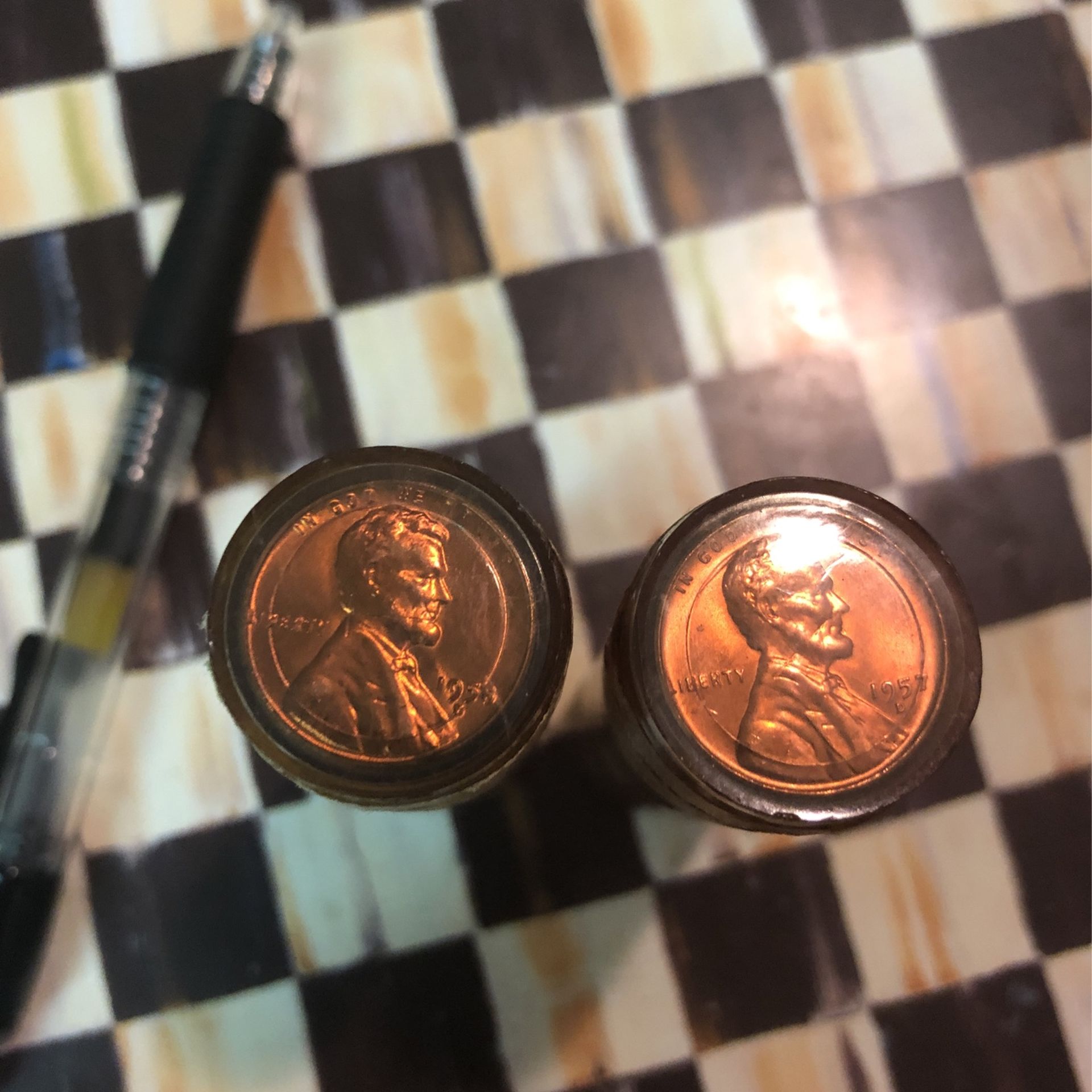1957 & 1958 Wheat Penny Rolls Uncirculated BU ! for Sale in Manhattan ...
