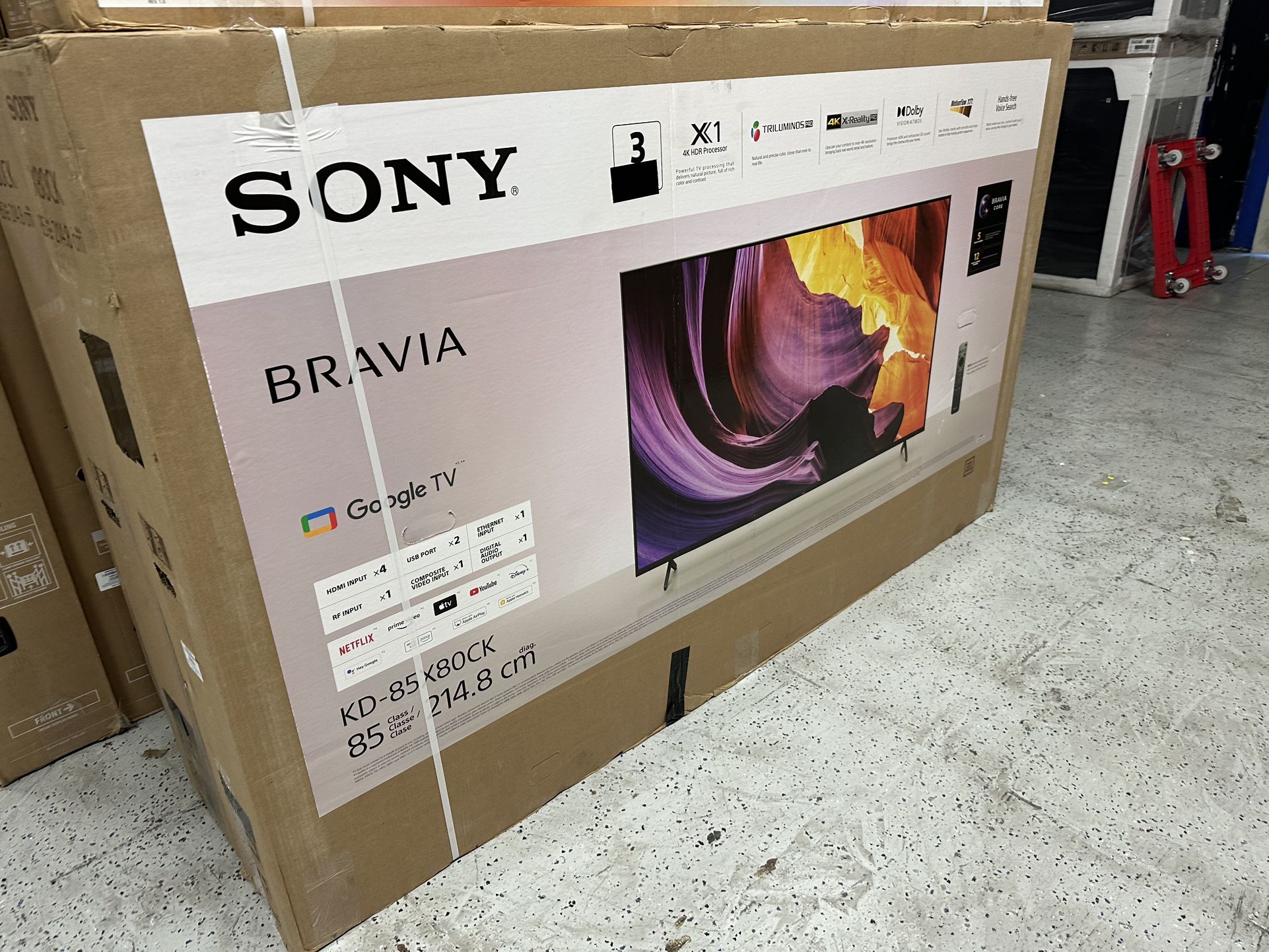85” Sony Bravia X80K 4K UHD Smart Tv for Sale in Los Angeles, CA - OfferUp