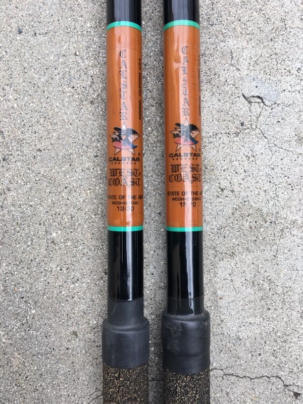 (1) Factory Wrapped Calstar 8' Deckhand Fishing Rods for Sale in ...