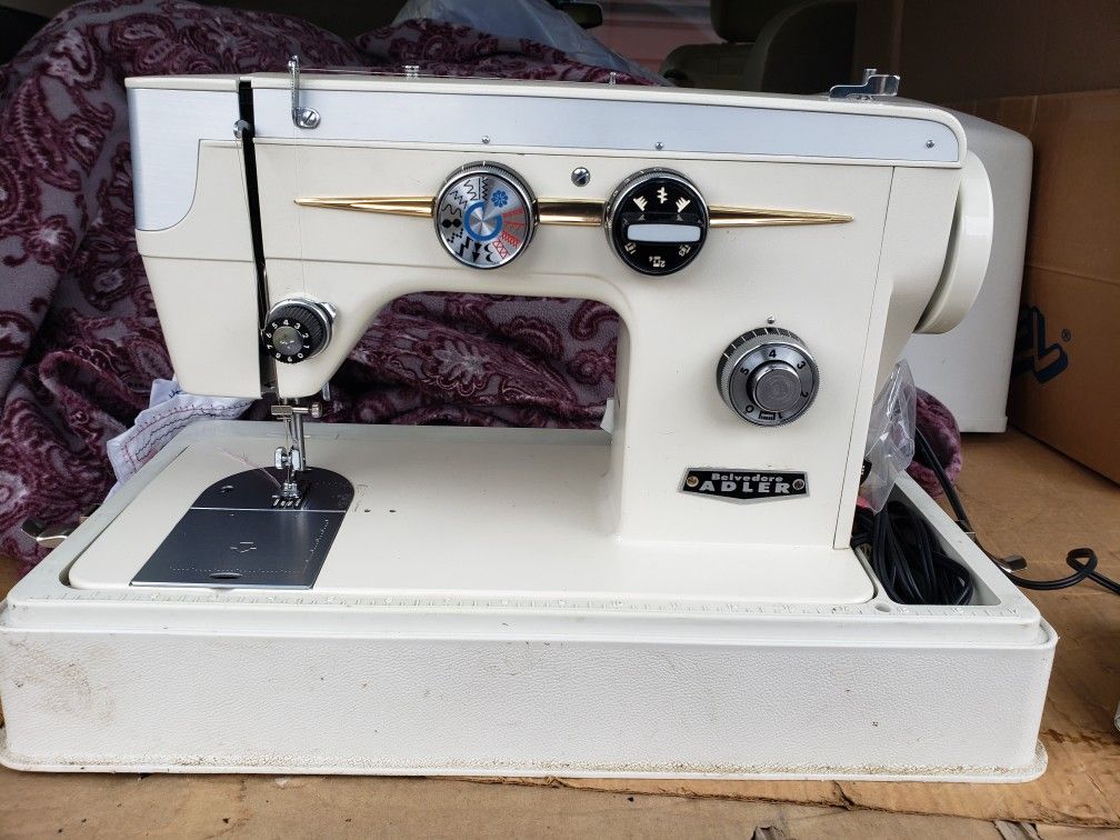 VINTAGE 60S- 70'S, BELVEDERE ELDER, RARE -SEWING MACHINE " HEAVY DUTY ...