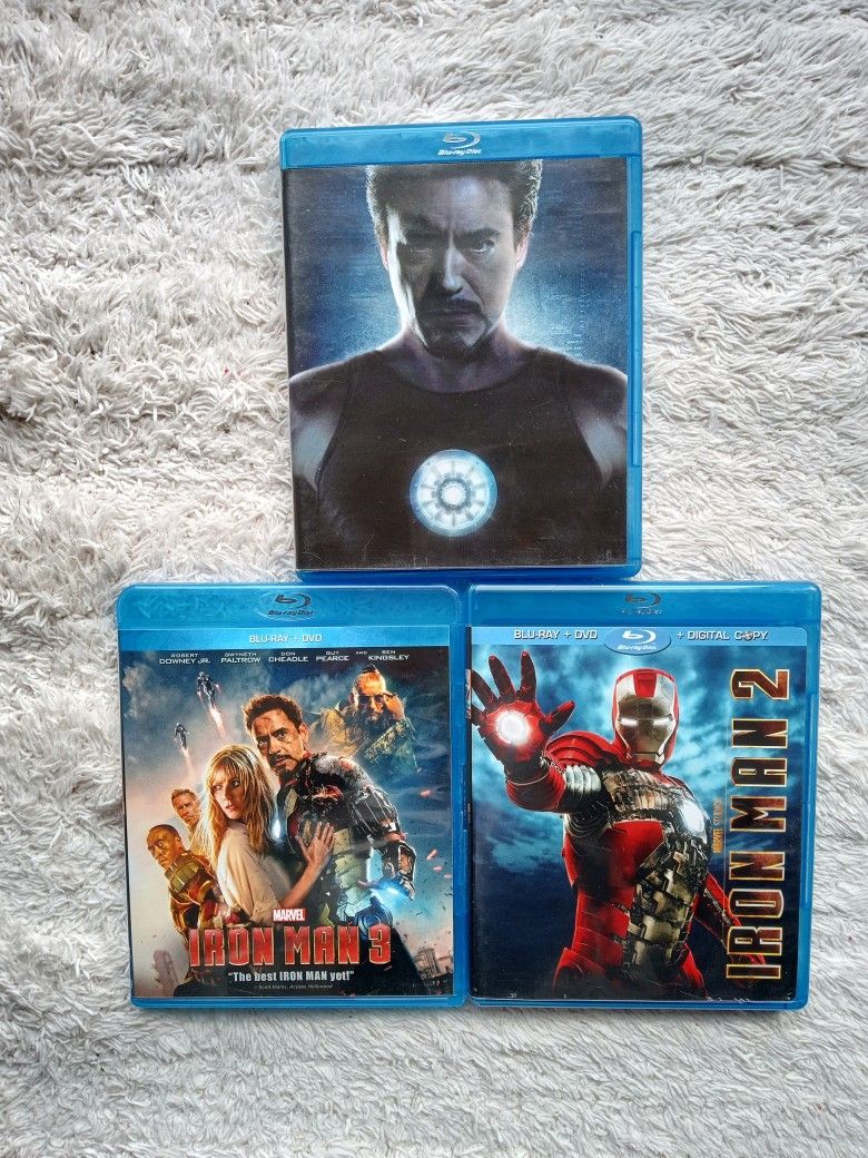 Iron Man Blu Ray Trilogy