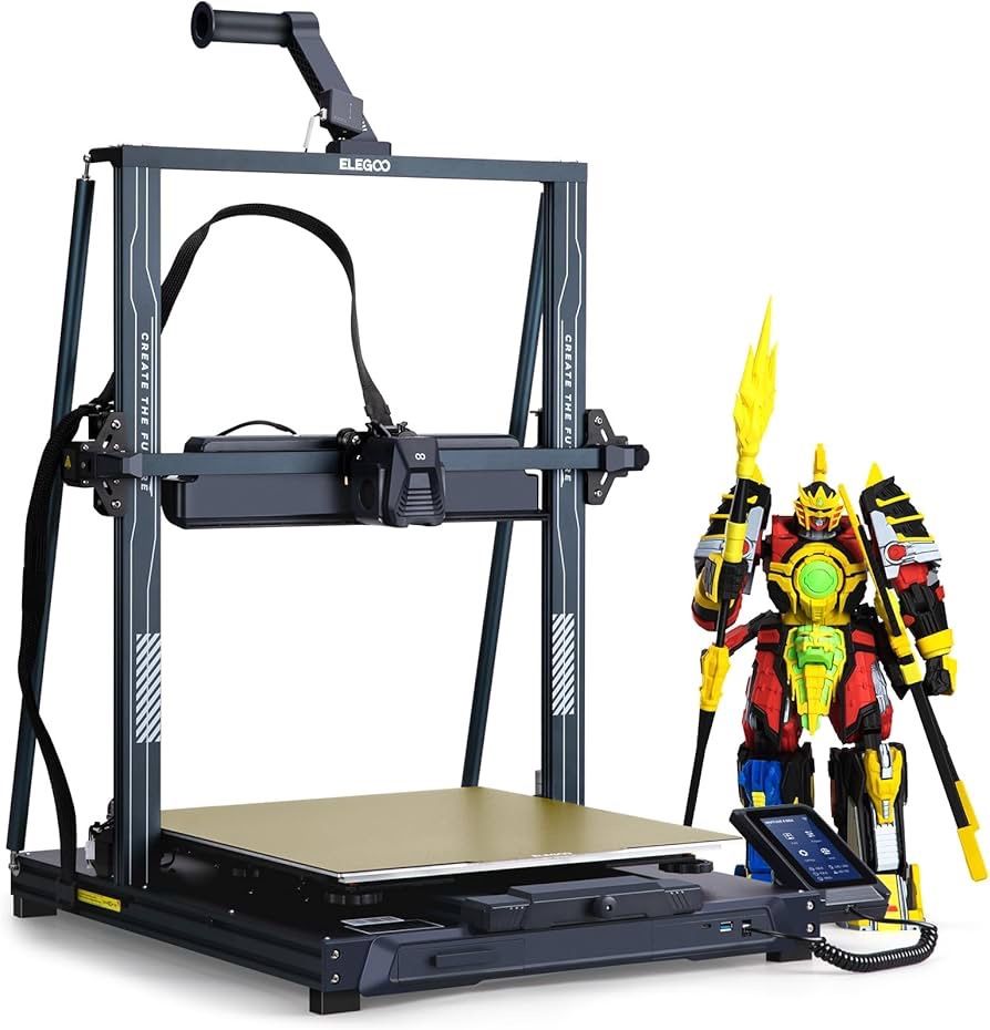 ELEGOO Neptune 4 Max 3D Printer, 500mm/s Fast Printing, Support 300°C Printing, Auto Leveling ...