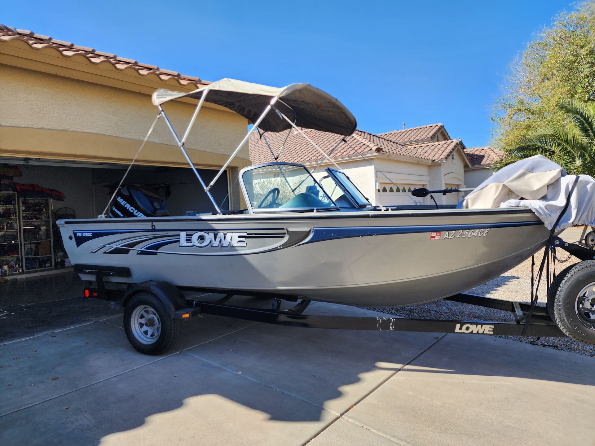 Boat lowe 2008 Fm1775 deep V for Sale in Glendale, AZ - OfferUp