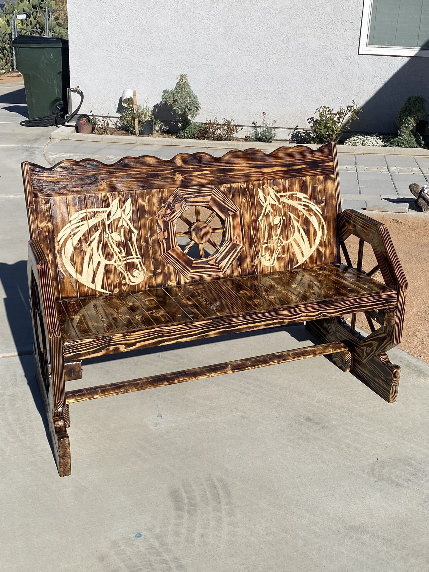 Wooden Bench/ Banca De Madera for Sale in Apple Valley, CA - OfferUp