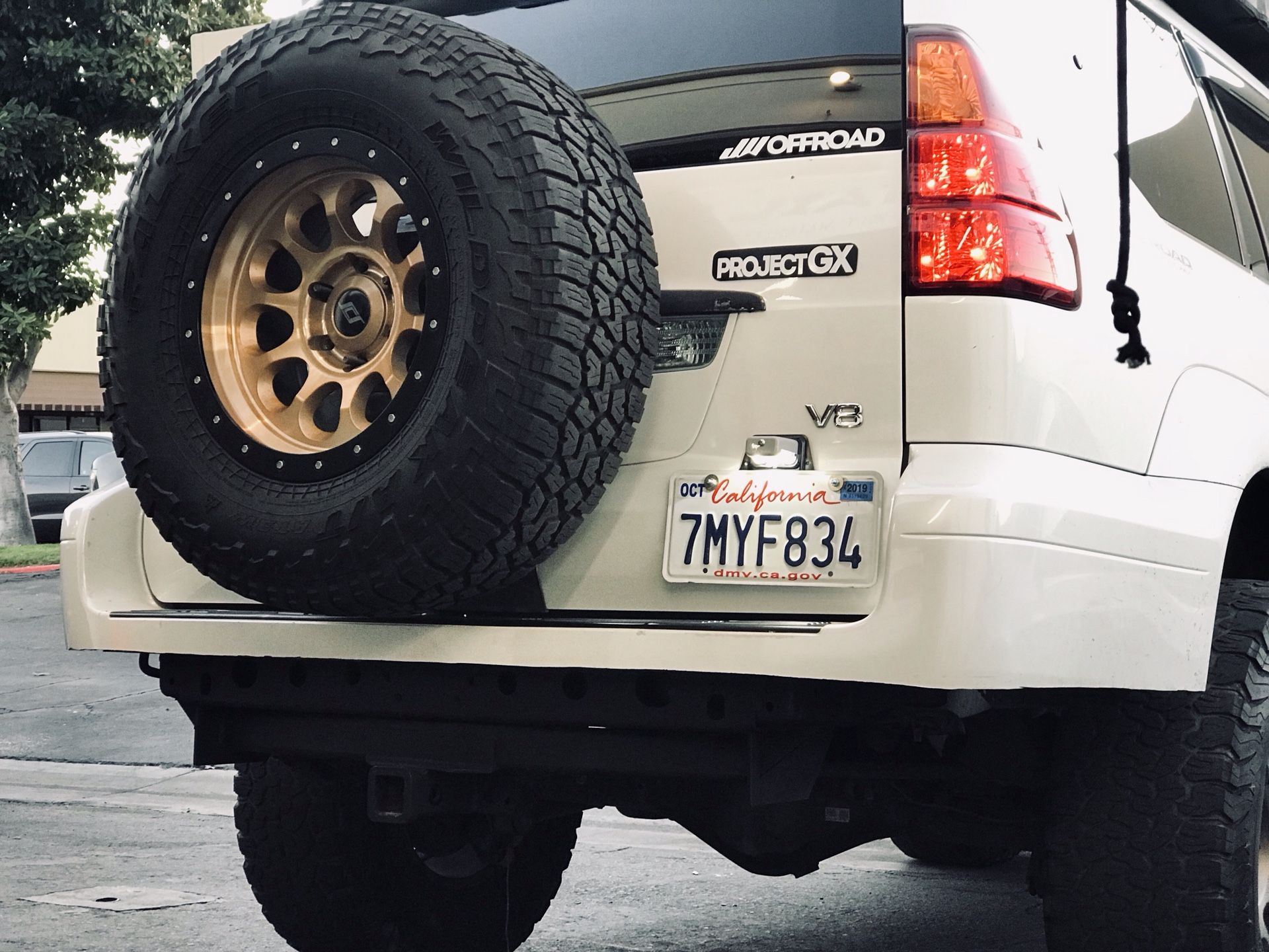 Lexus GX470 Spare Tire Carrier and Install, BMC, Bumper cut chop, rock ...