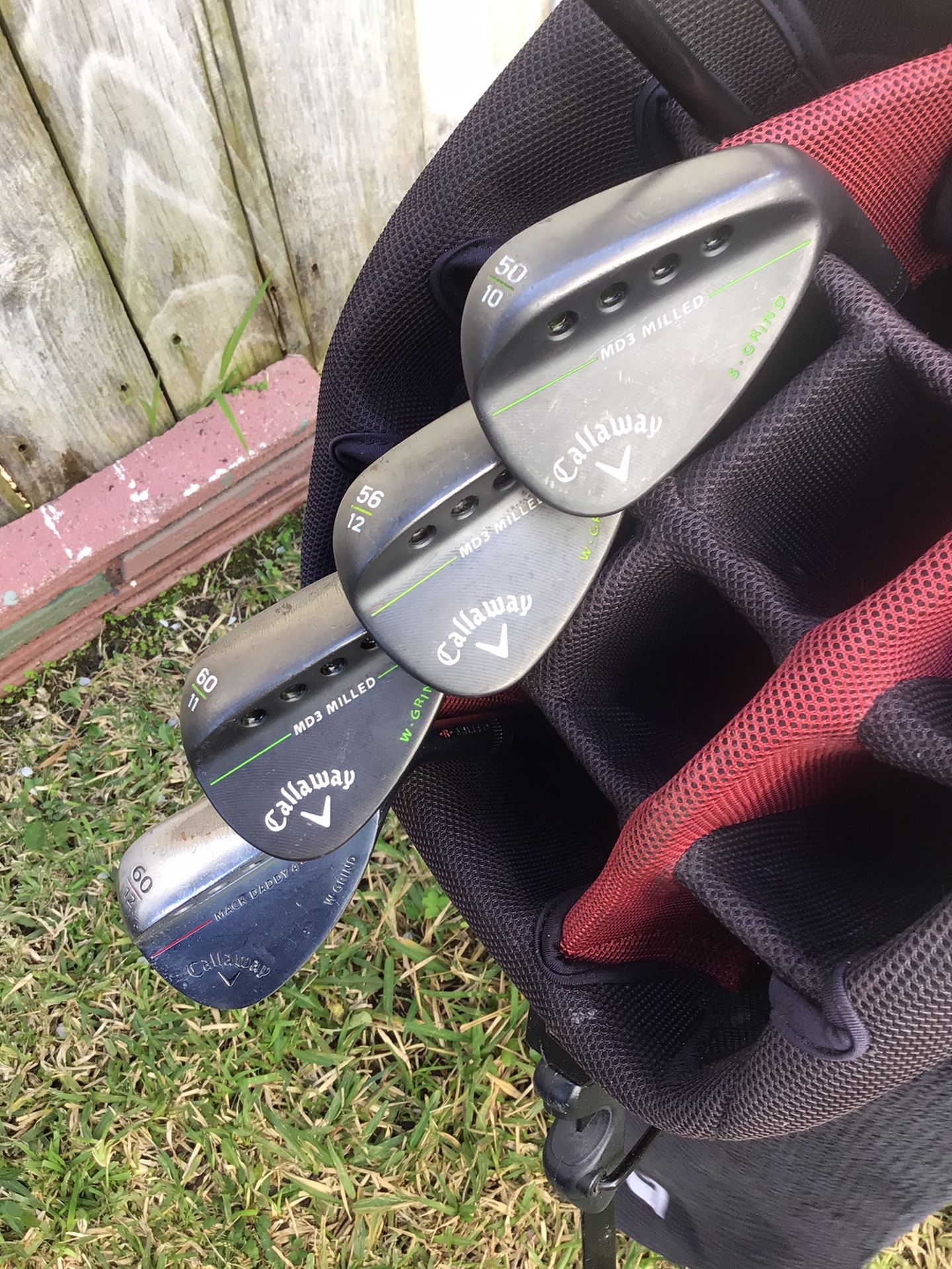 Callaway Mack Daddy 60* Degree Wedge & Callaway Md3 W Grind 60 Degree ...