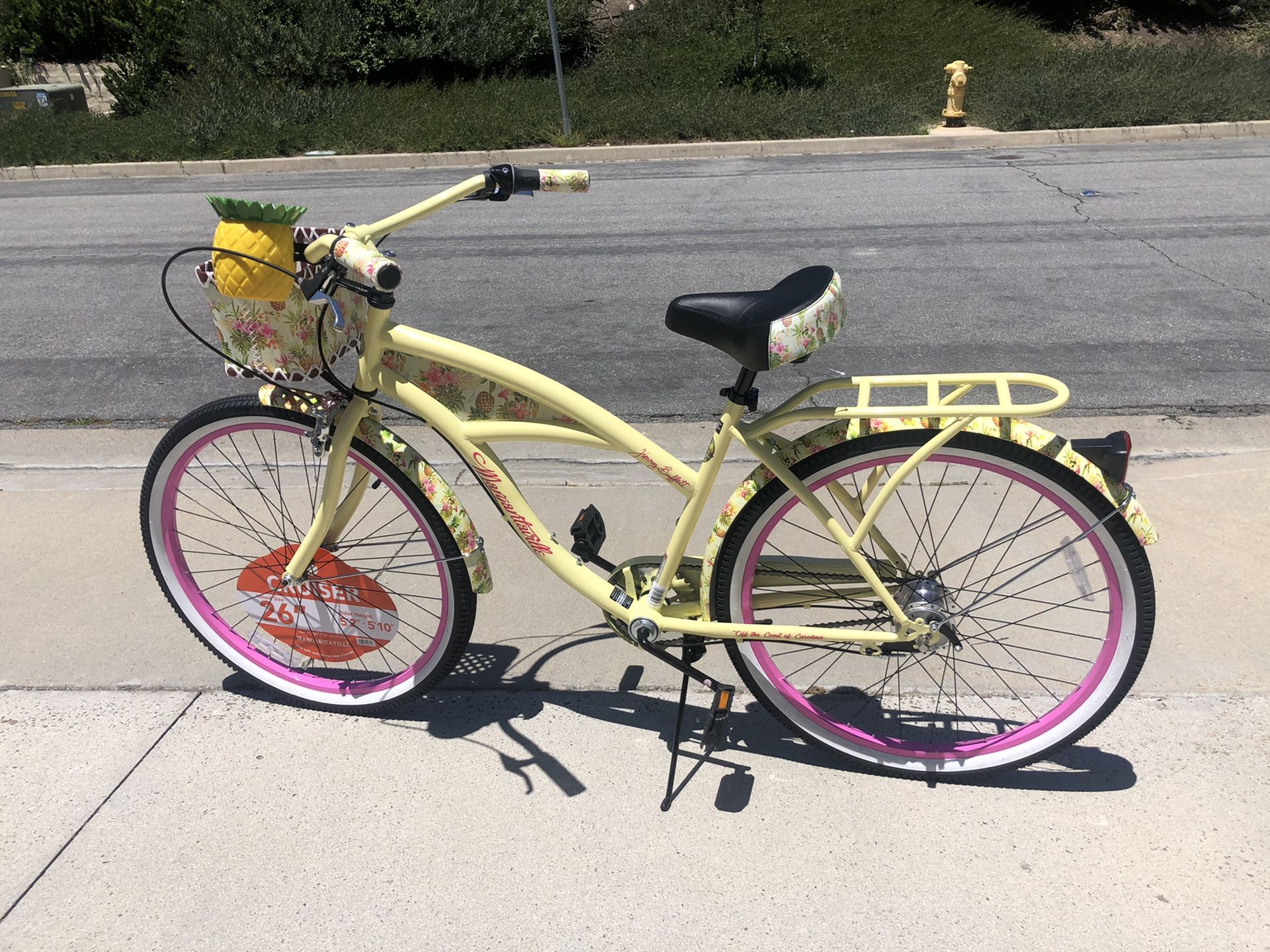 Kent 26" Margaritaville Women's 3-Speed Cruiser Bike, Yellow for Sale ...