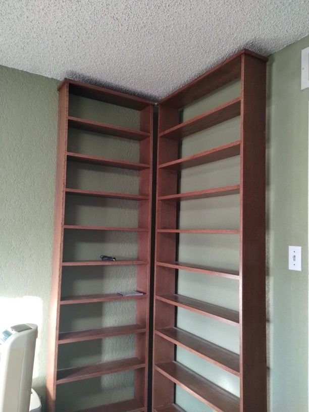 Custom Wood Dvd Shelves