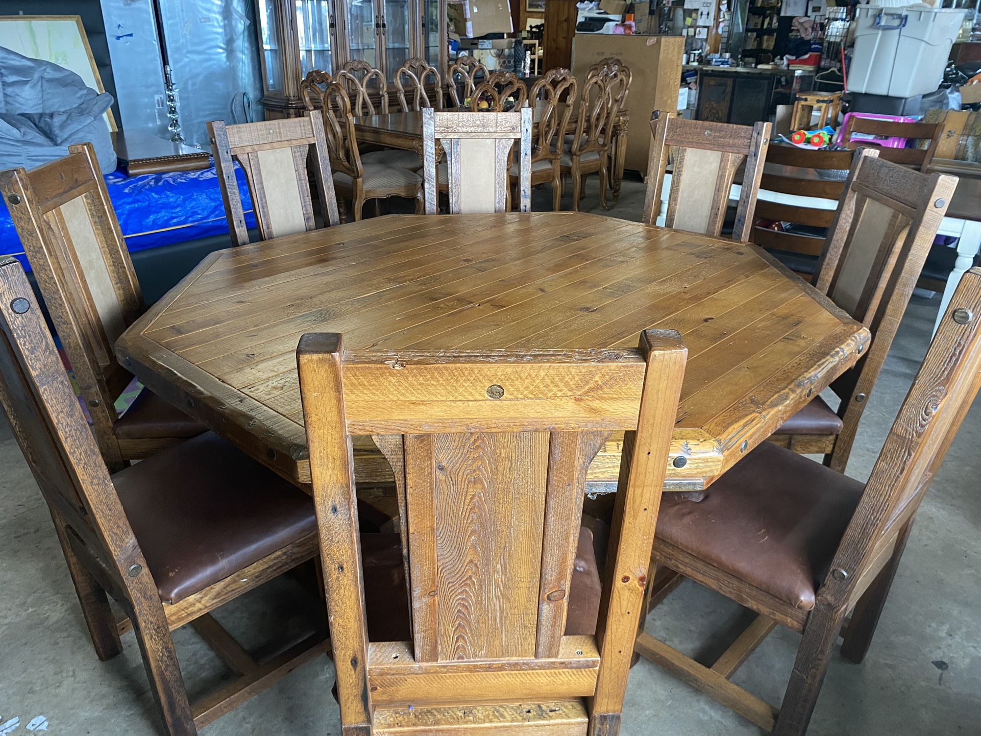 Octagon Dining Room Table