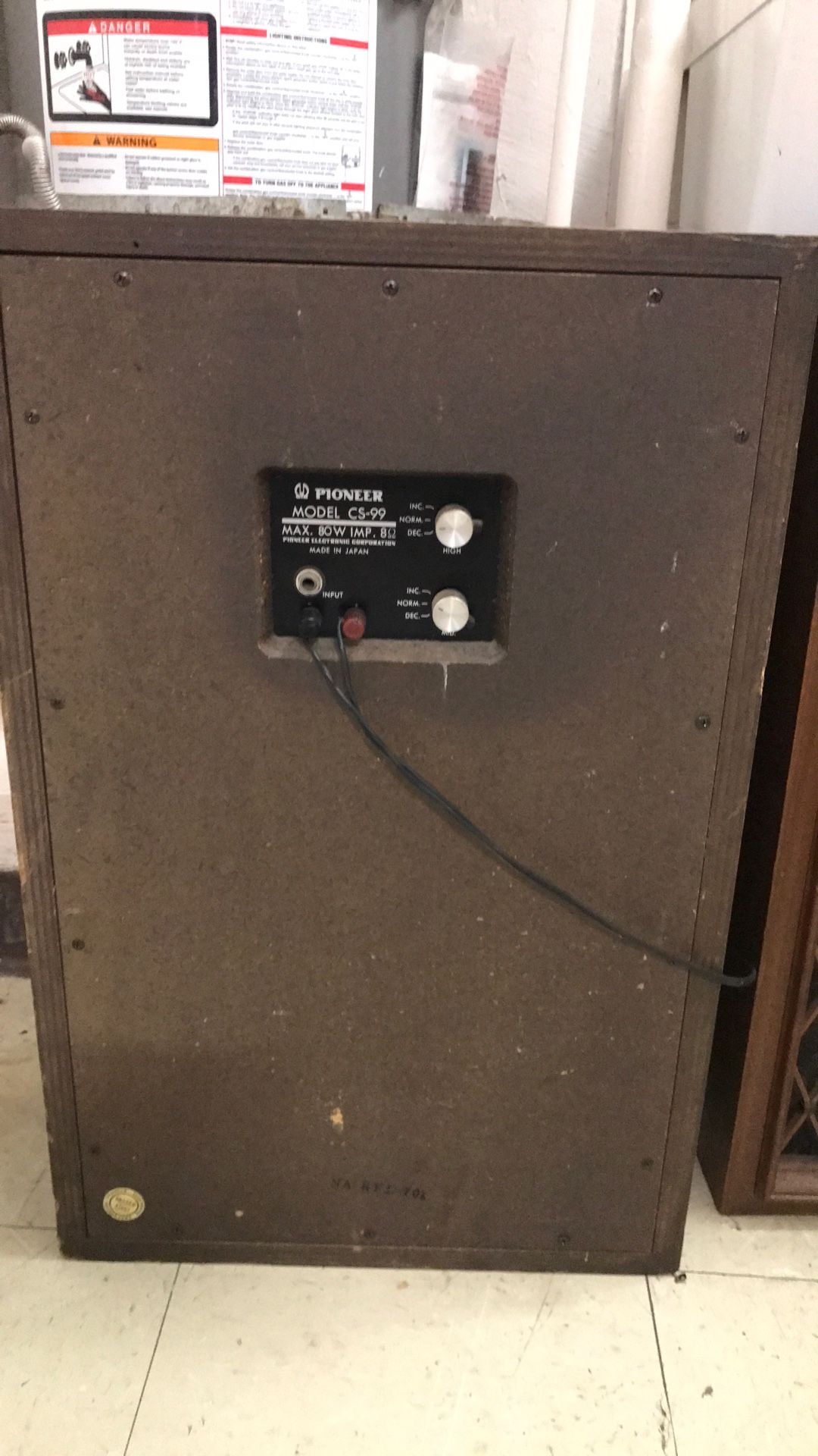 Pioneer Speakers Cs-99 for Sale in Stockton, CA - OfferUp