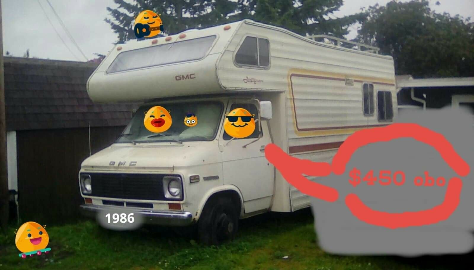 1986- GMC Jimmy Mini Endura van 22 ft RV for Sale in Everett, WA - OfferUp