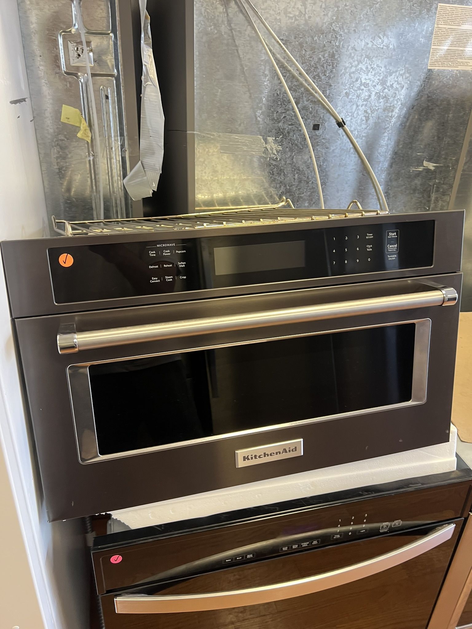 Kitchenaid 30” Built In Microwave Black Stainless Steel for Sale in ...