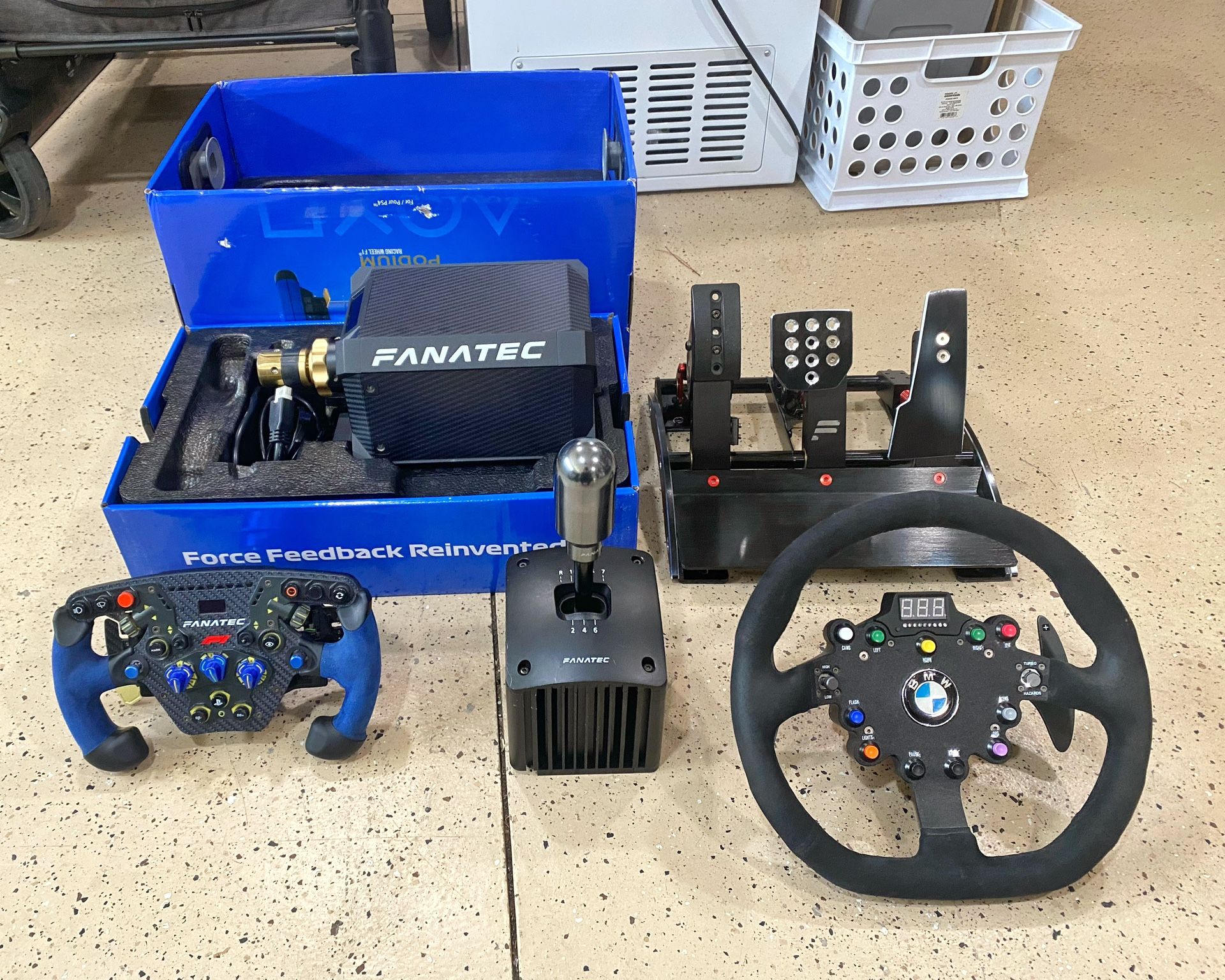 Fanatec DD1, Podium Wheel, BMW Wheel, V3 Pedals, SQ Shifter for Sale in ...