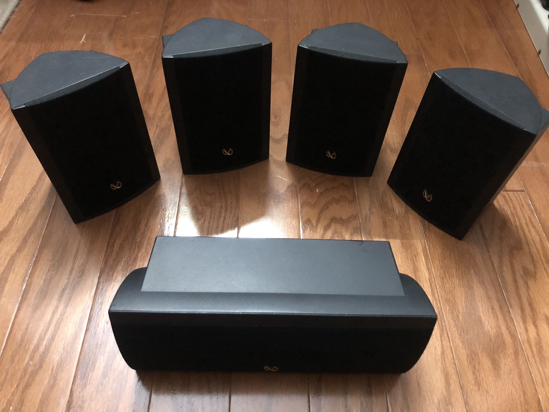 Infinity Minuette MPS 5.0 Set -4 Satellite Speakers + 1 Center Channel ...