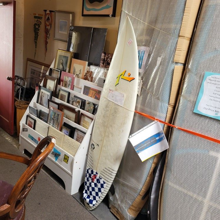 Rusty Surfboard. "Enough Said" Rusty Preisendorfer 6. 2" for Sale in La ...