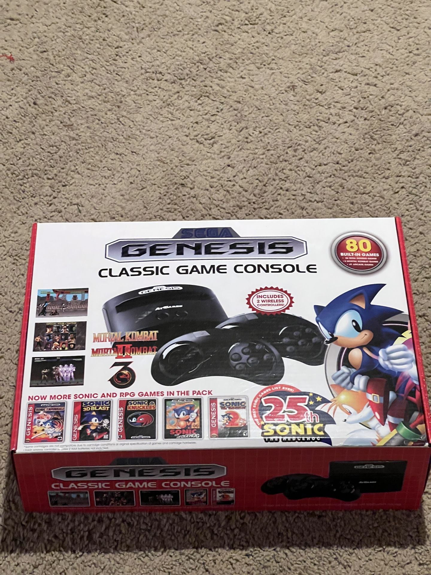 Sega Genesis Classic Game Console 80 Games List