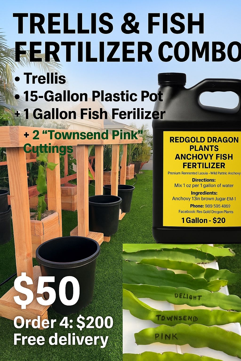 GARDEN COMBO – COMPLETE STARTER SET ($50) for Sale in San Diego, CA ...