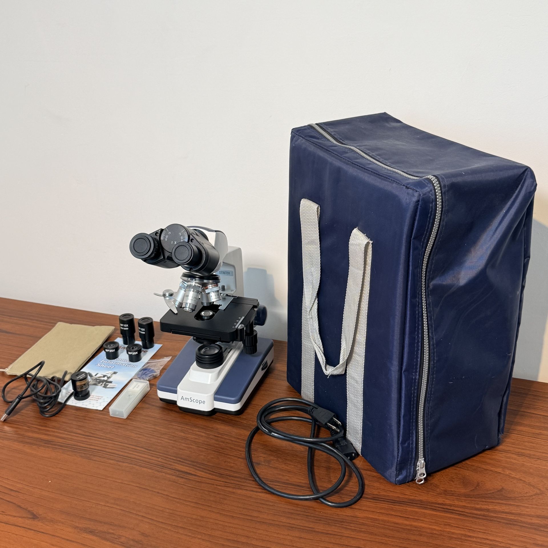 FLAWLESS AmScope B120 Student & Professional Microscope – 40X–2500X ...