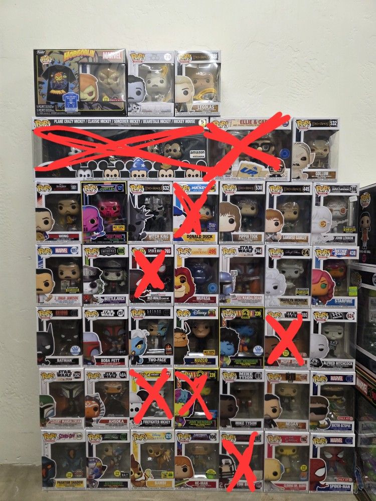 Funko Pop Lot For Sale for Sale in Spring Valley, CA - OfferUp