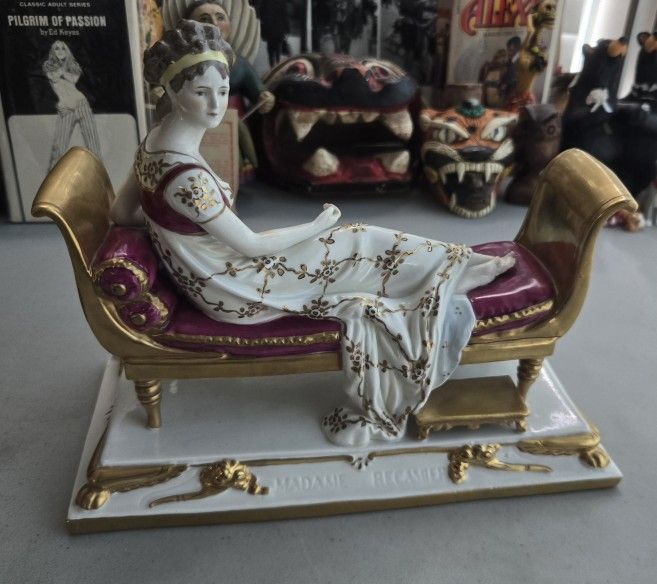 Juliette Recamier Vtg Porcelain Figurine French Socialite Made in ...