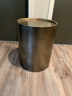 Target s Manila Cylinder Drum Accent Table for Sale in Renton WA OfferUp